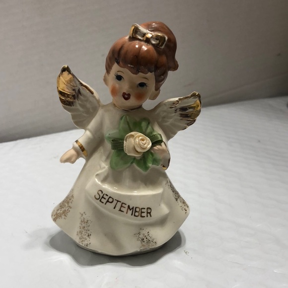 Enesco | Accents | Vintage Enesco September Angel Woriginal Label ...